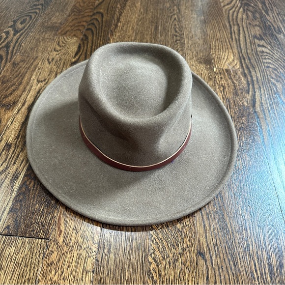 Broner | Accessories | Mens 0 Wool Lite Felt Brown Fedora Hat Made In ...
